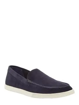 Vince Suede Moc Toe Loafers - Coastal