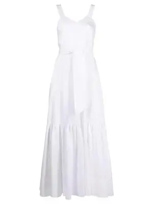 FORTE_FORTE Panelled Dress - White