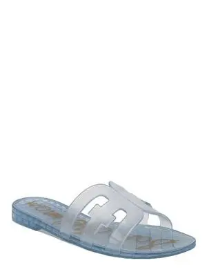 Sam Edelman Sam Edelman Bay Jelly Slide Sandal Azure Blue