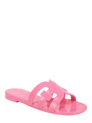 Sam Edelman Sam Edelman Bay Jelly Slide Sandal Flamingo Pink