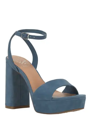 Vince Camuto Vince Camuto Pendry Platform Sandals Blue Haze Trusue
