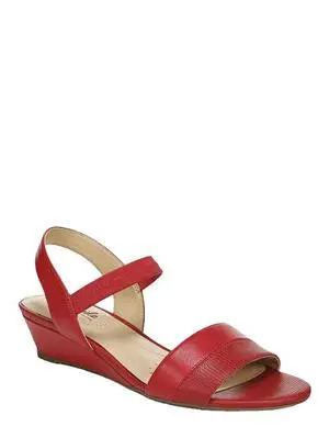LIFESTRIDE Wedge Sandal - Fire Red
