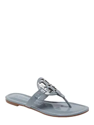 Tory Burch Miller Thong Sandal Blue Calla