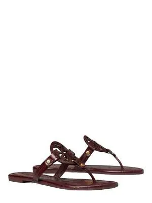 Tory Burch Miller Thong Sandal Bordo