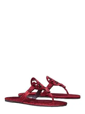 Tory Burch Miller Thong Sandal Burgundy Berry