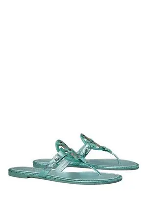 Tory Burch Miller Thong Sandal Laguna Green