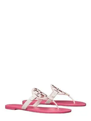 Tory Burch Miller Thong Sandal Strawberries N' Cream