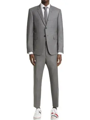 Thom Browne Classic Fit Wool Suit - Med Grey