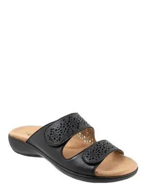 Trotters Trotters Ruthie Sandal Black Leather