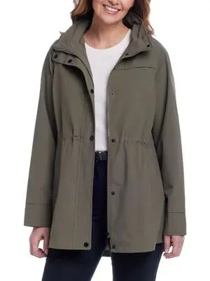 Gallery Water Resistant Packable Jacket - Olive