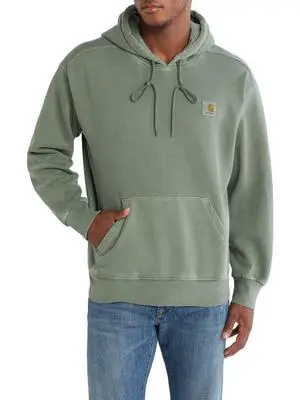 Carhartt Work In Progress Nelson Hoodie Park Garment Dyed