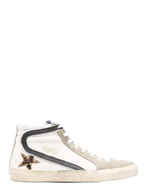 GOLDEN GOOSE Slide High-top Sneakers - White
