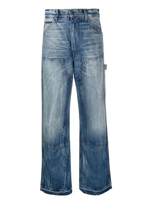 Amiri Bleached-wash Jeans - Blue