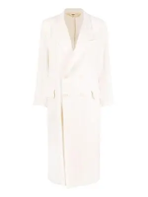 Barena Venezia Peak-lapels Button-front Mid-length Coat - Neutrals
