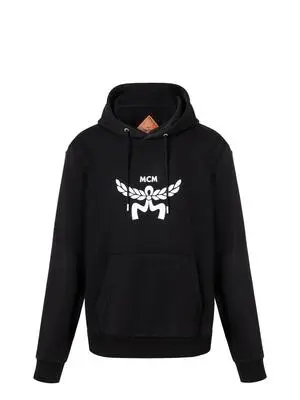 Mcm Logo Hoodie - Black