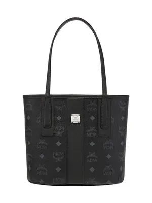 Mcm Reversible Liz Shopper - Black