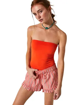 Free People Free People The Carrie Tube Top Orange