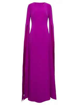 Safiyaa Crêpe Gown - Purple
