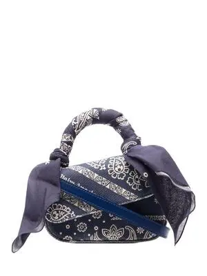 Palm Angels Mini Crash Tote Bag - White