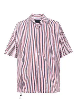 JUUN.J Striped Short-sleeve Shirt - White