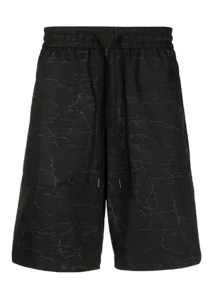 PORTS V All-Over Logo Print Shorts