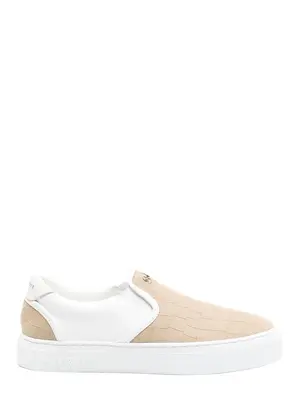 HIDE&JACK Fuji Croco Sneakers - Neutrals