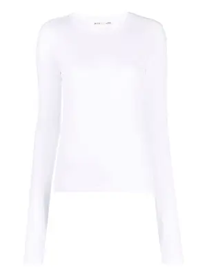 Bite Studios Semi-sheer Cotton T-shirt - White