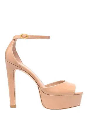 STUART WEITZMAN Disco Platform Sandals - Brown