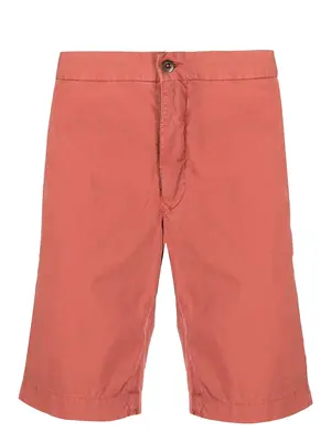 Incotex Knee-length Chino Shorts - Red
