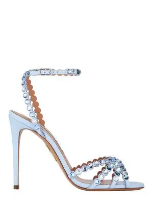 AQUAZZURA Tequila Sandals 105 Blue