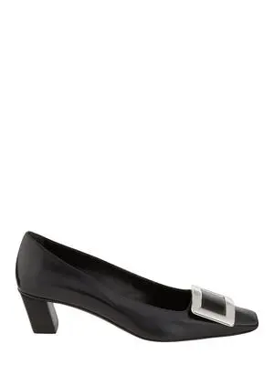 ROGER VIVIER Decollete Belle Vivier Ballerina Pumps - Black
