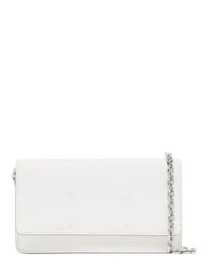 MAISON MARGIELA Four-stitch Leather Clutch - White