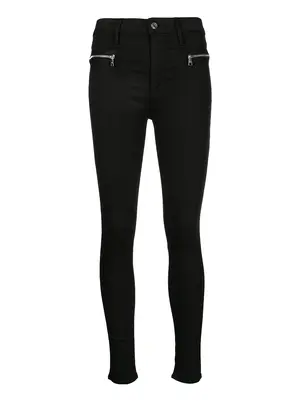 RtA Mid-rise Skinny Jeans - Black