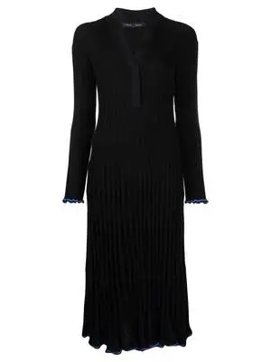 Proenza Schouler V-neck Dress - Black