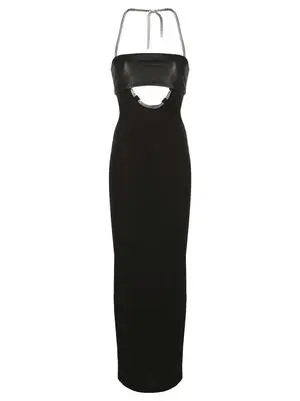 1017 Alyx 9sm Cut-out Fitted Maxi Dress - Black