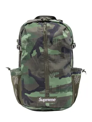 Supreme Camouflage-print Backpack - Green
