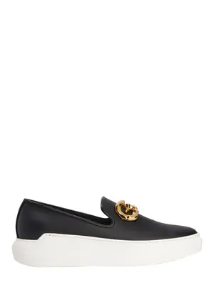 GIUSEPPE ZANOTTI Conley Zalì Slip-on Sneakers - Black