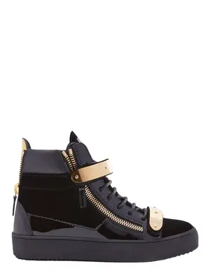 GIUSEPPE ZANOTTI Coby High-top Sneakers - Black