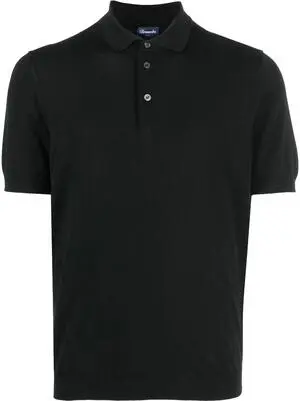 DRUMOHR Short-sleeved Polo Shirt - Black