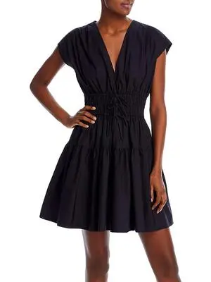 Derek Lam 10 Crosby Tora Mini Dress - Black