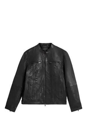 JOHN VARVATOS John Varvatos Star U. S.a. Zip-front Leather Jacket