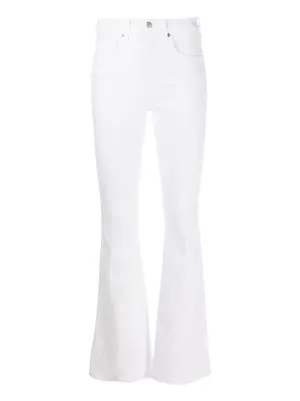 Veronica Beard Beverly Flared Jeans - White