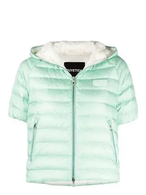 Duvetica Vernia Short-sleeved Puffer Jacket - Green