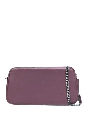 STUDIO CHOFAKIAN Leather Clutch With Chain Strap - Red