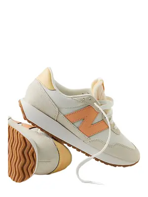 NEW BALANCE 237 Lace-Up Sneakers Angora/hazy Peach