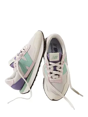 NEW BALANCE 237 Lace-Up Sneakers Moonbeam / Sage Leaf / Stone