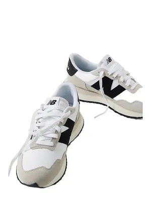 NEW BALANCE 237 Lace-Up Sneakers Sea Salt / White / Black