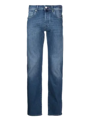 Incotex Mid-rise Skinny Jeans - Blue