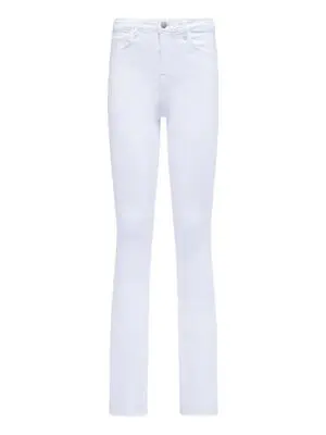 L'Agence Ruth High-waisted Straight Jeans - Blanc