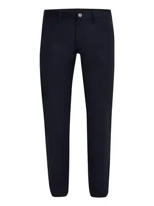 Giorgio Armani Wool Five-pocket Pants - Black